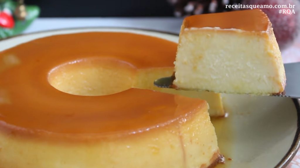 Powdered milk pudding