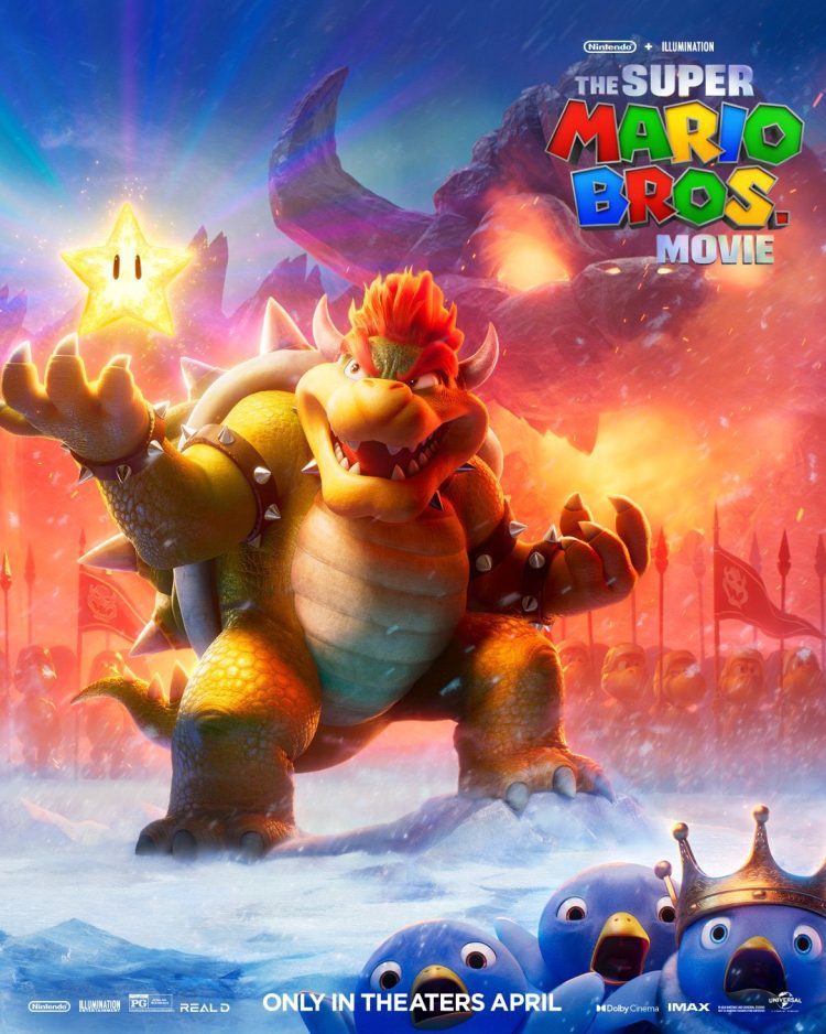 Bowser stars in new poster of ‘The Super Mario Bros. Movie’ – Cine3.com