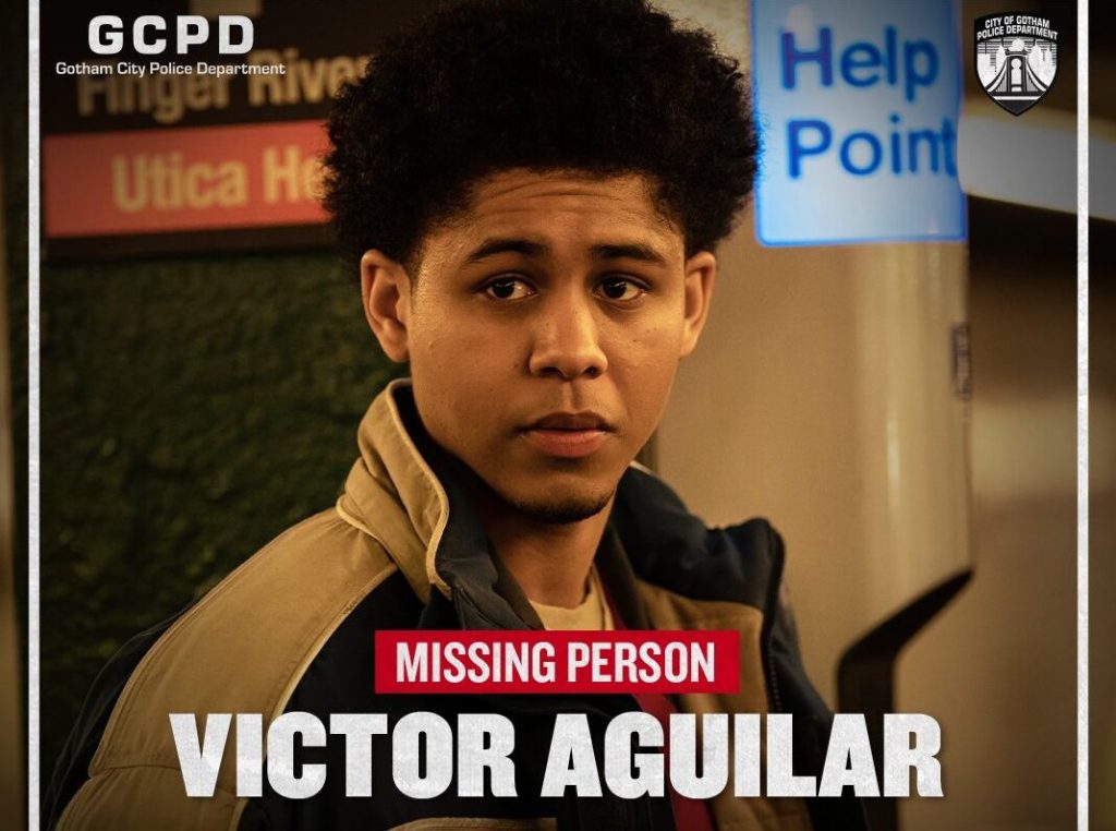 Victor Aguilar wanted on 'The Penguin' poster