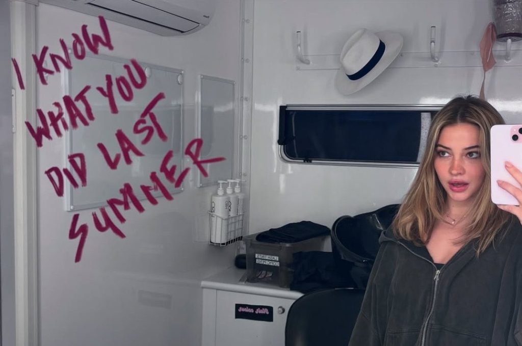 Madelyn Cline shares glimpse from the set of 'I Know What You Did Last Summer'