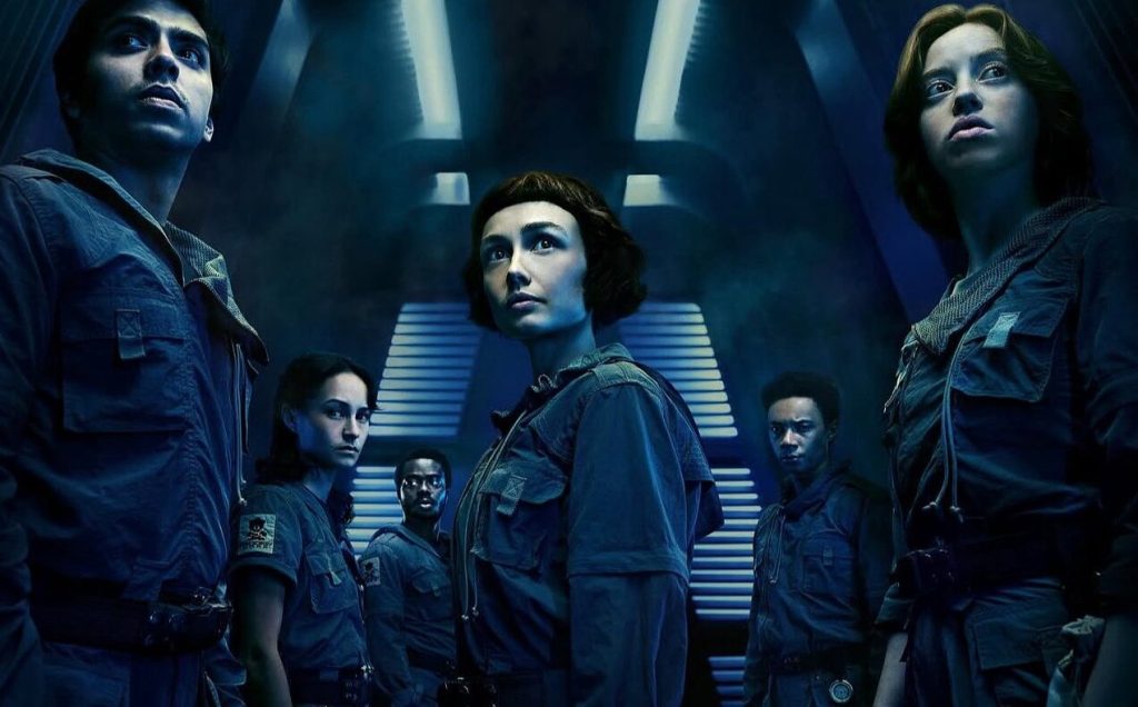 Group poster of 'Alien: Earth', the first series of the universe 'Alien'